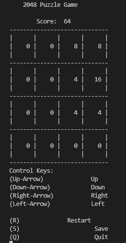 GitHub - Gontafi/2048-game-in-cpp: 2048 game on terminal
