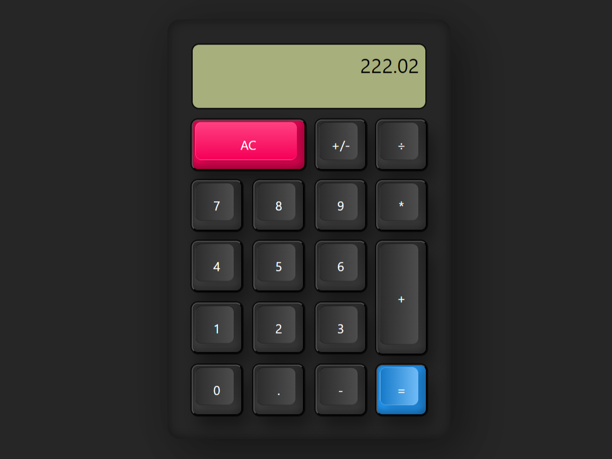 GitHub - shyusu4/calculator: A simple calculator built using React.