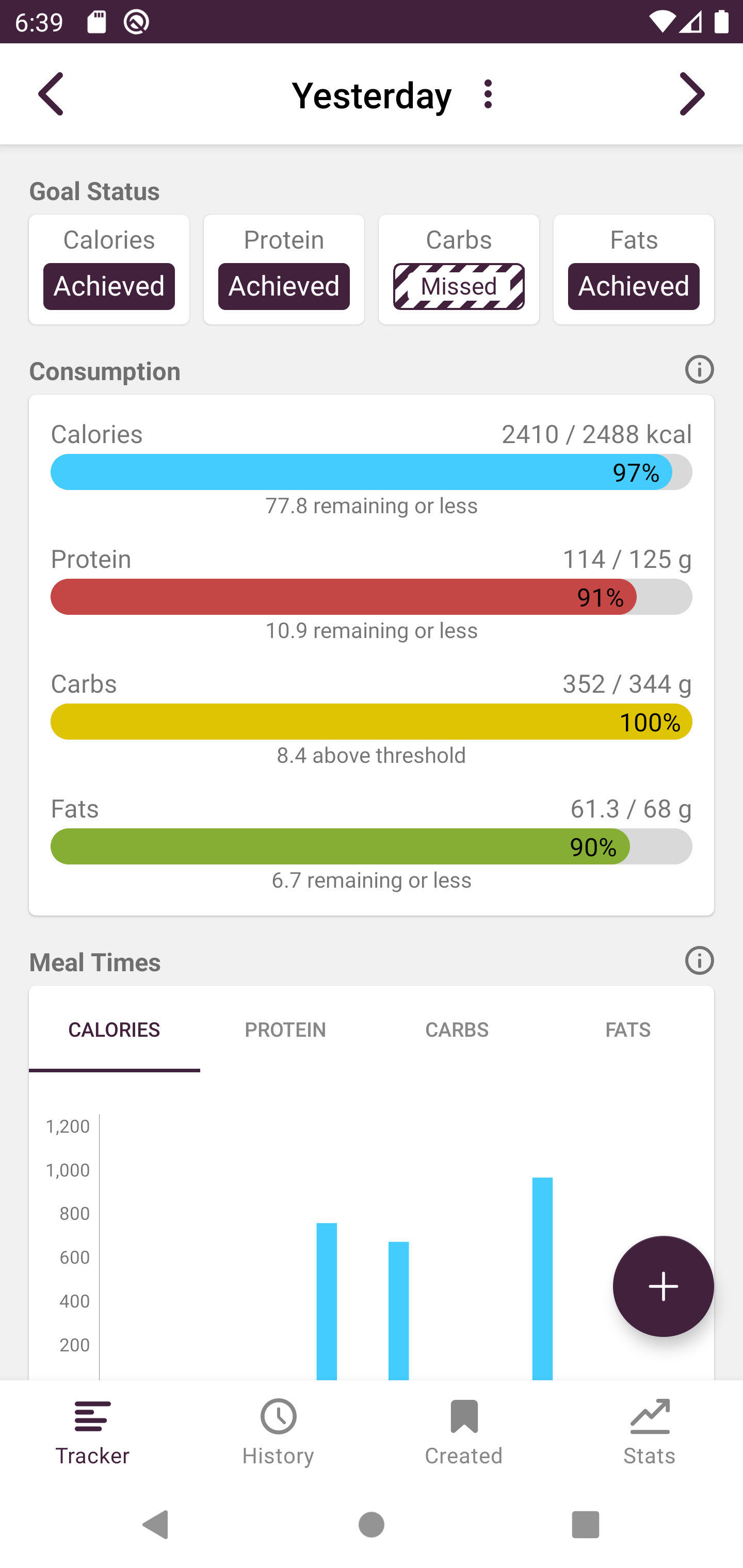 GitHub - MackHartley/macrotrackerInfo