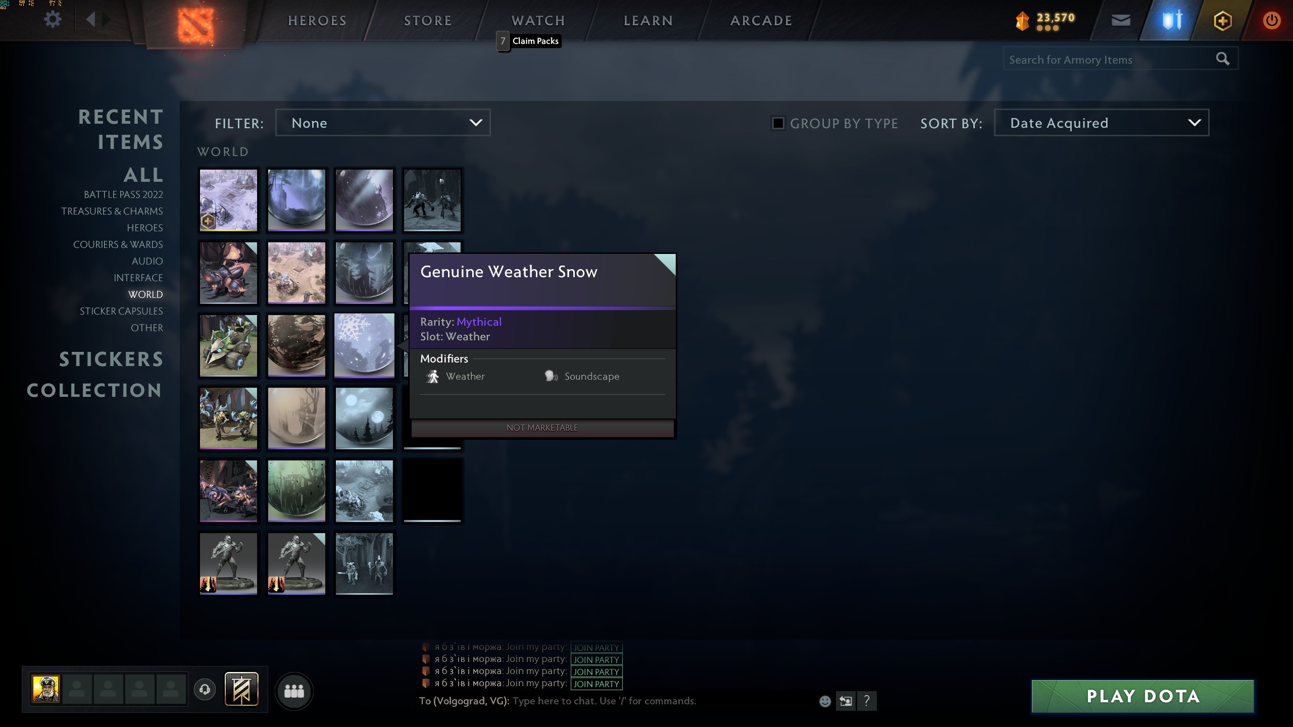Weather Snow · Issue 6642 · Valvesoftware Dota2 Gameplay · Github