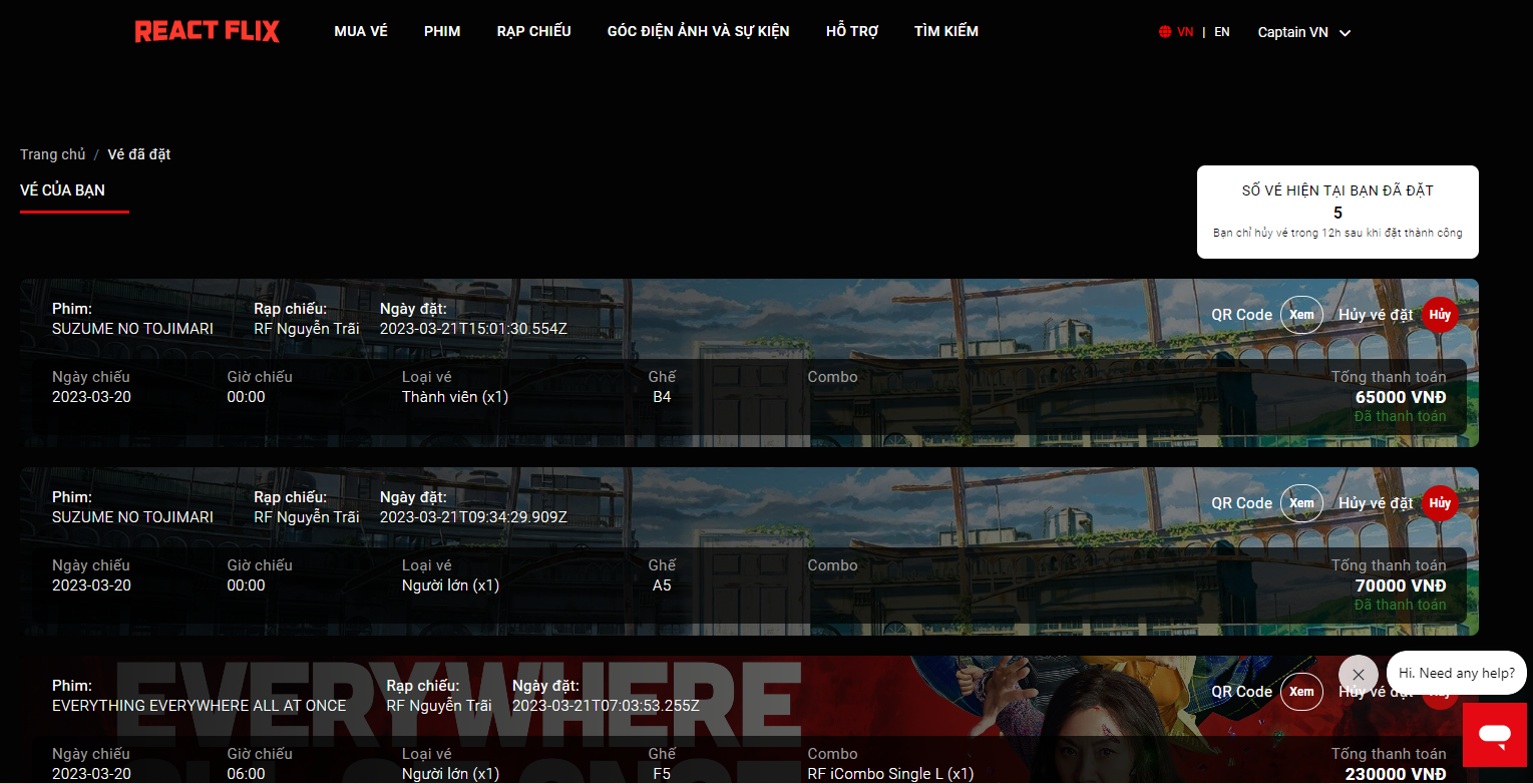 GitHub - vm-phung1134/MERN-Booking-Movie-2023: MERN Stack - Website movie theater ticket system ...