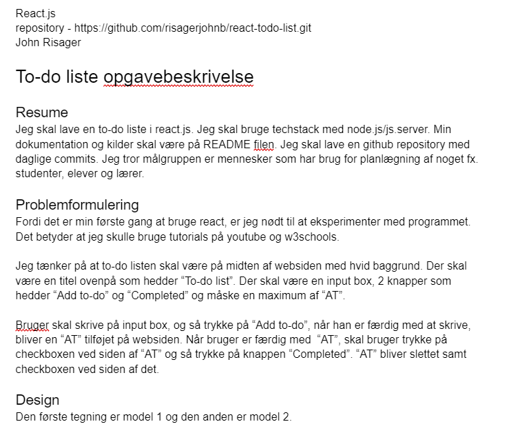 GitHub - risagerjohnb/todo-react-new