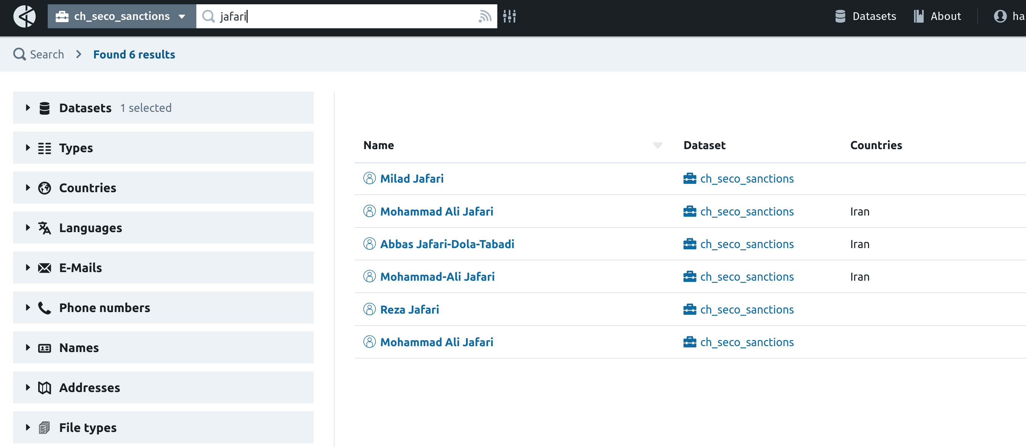 Search doesn't find a particular name · Issue #1412 · alephdata/aleph · GitHub