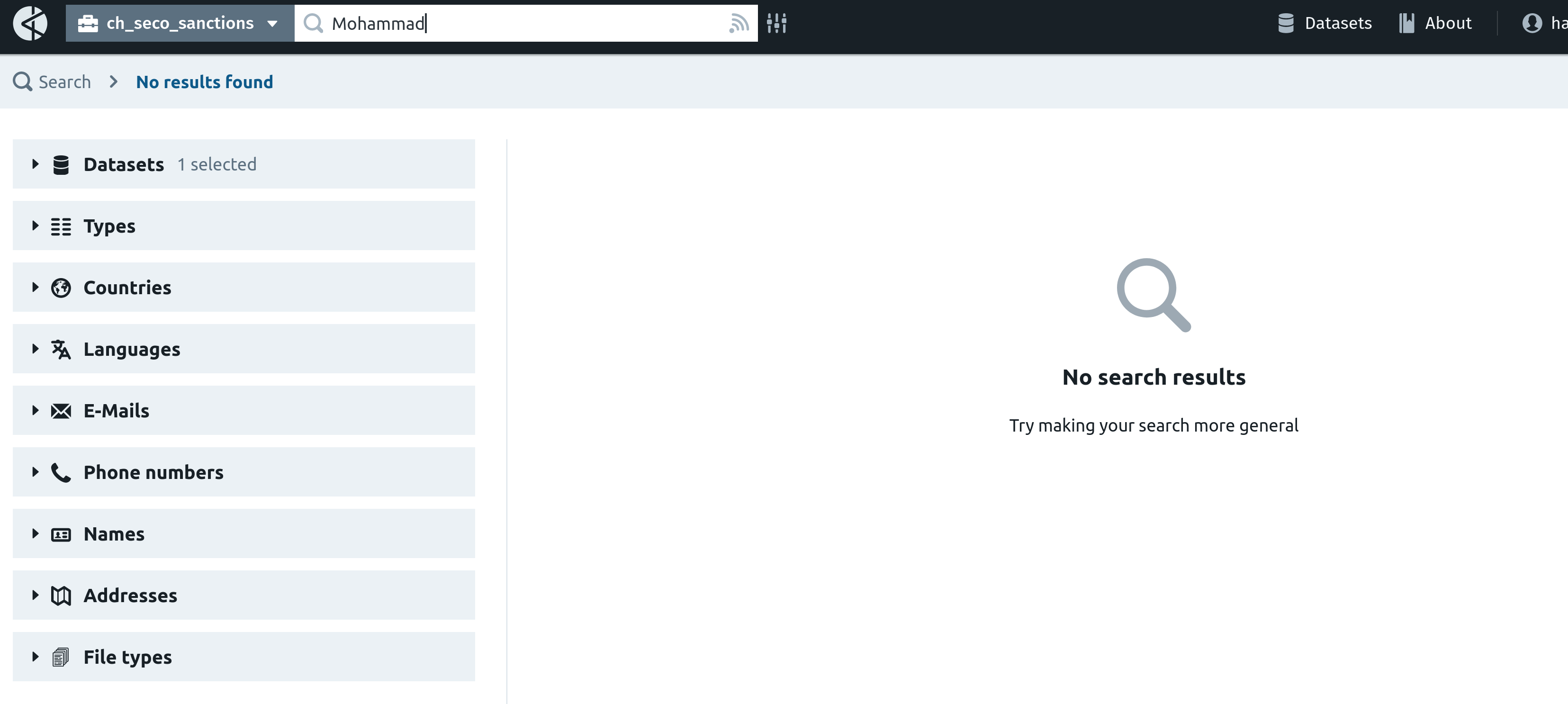 Search doesn't find a particular name · Issue #1412 · alephdata/aleph · GitHub