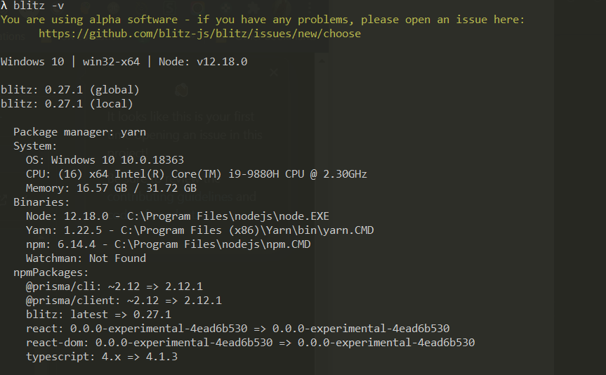 Blitz Console hangs when trying to create a question in tutorial · Issue #558 · blitz-js/legacy ...