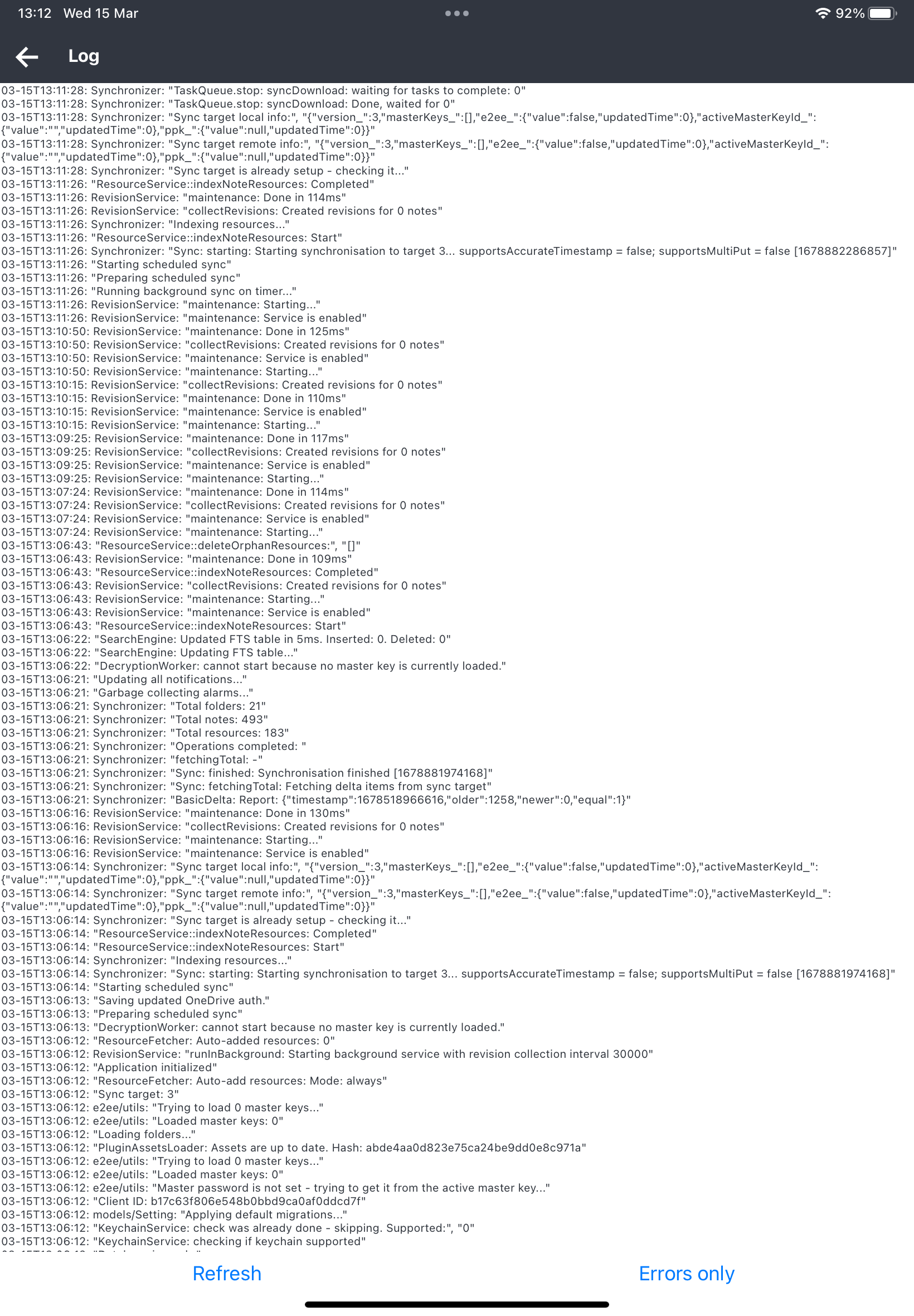 iOS iPad Joplin search broken · Issue #7926 · laurent22/joplin · GitHub