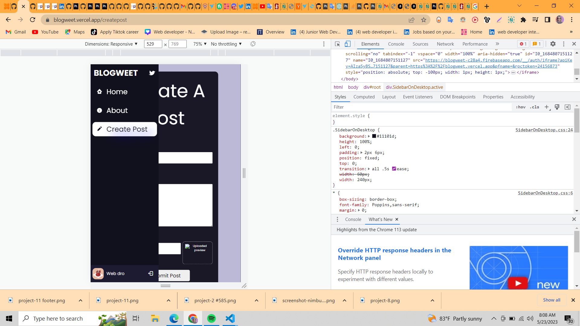 Navbar Is Not Responsive · Issue 156 · Akd 01blogweet · Github 