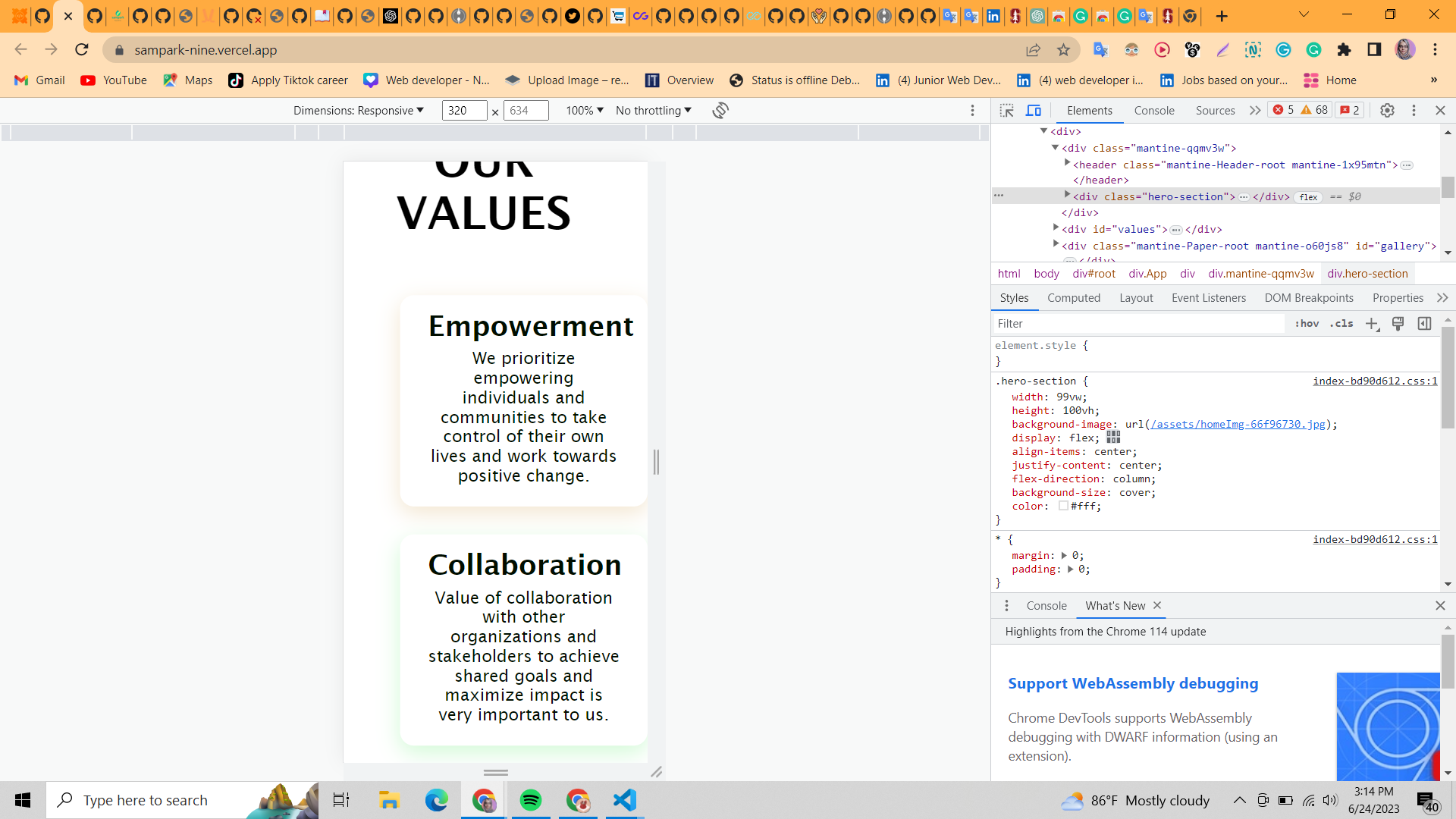Cards are not responsive · Issue #208 · Gaurav-Verma07/sampark · GitHub