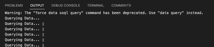 Use "data query" instead. · Issue #4709 · forcedotcom/salesforcedx-vscode · GitHub