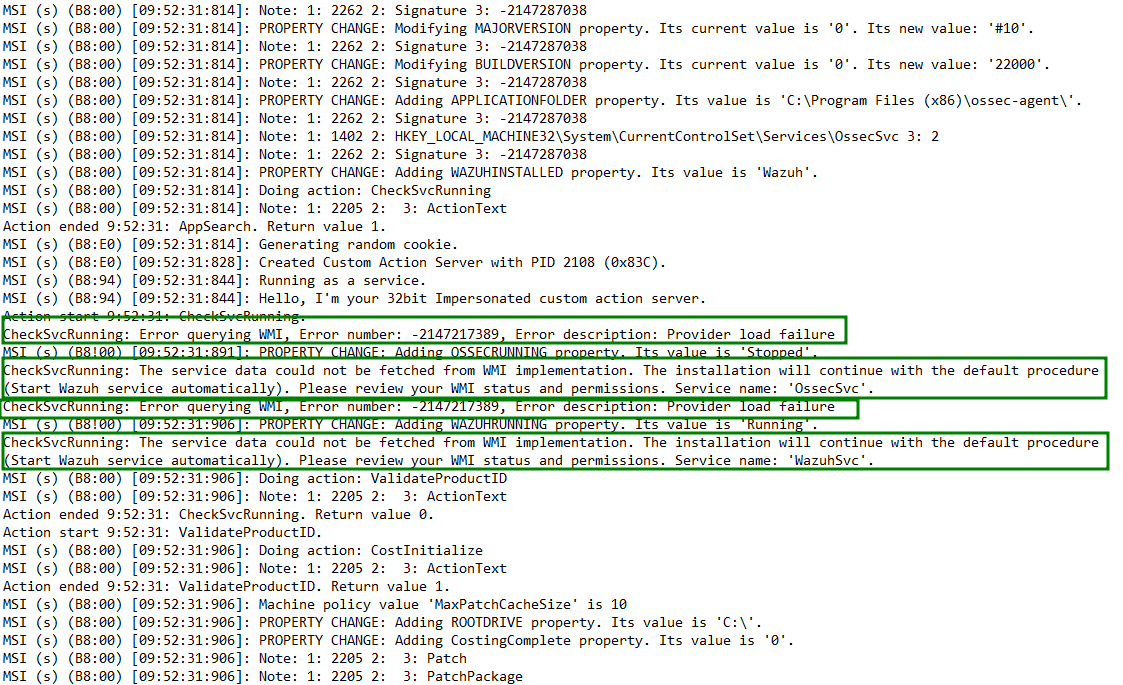 Error installing Wazuh agent on Windows 11 · Issue #15216 · wazuh/wazuh · GitHub