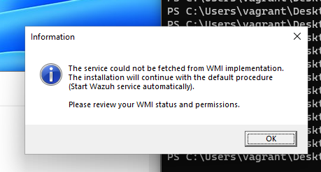 Error installing Wazuh agent on Windows 11 · Issue #15216 · wazuh/wazuh · GitHub