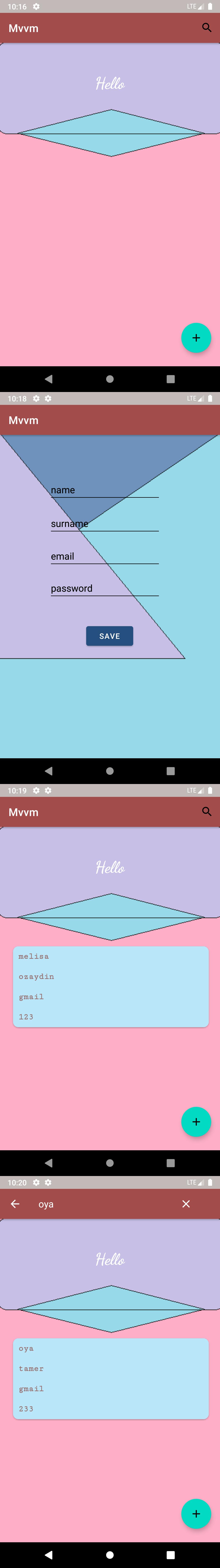 GitHub - melissaOzay/MvvmApp: Login application using mvvm style technologies