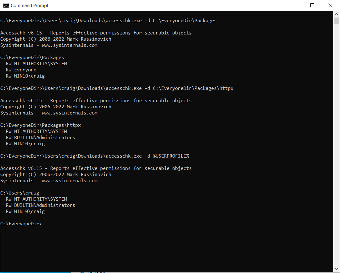 Packages installed with -t/--target have permissions from installing user's home directory ...