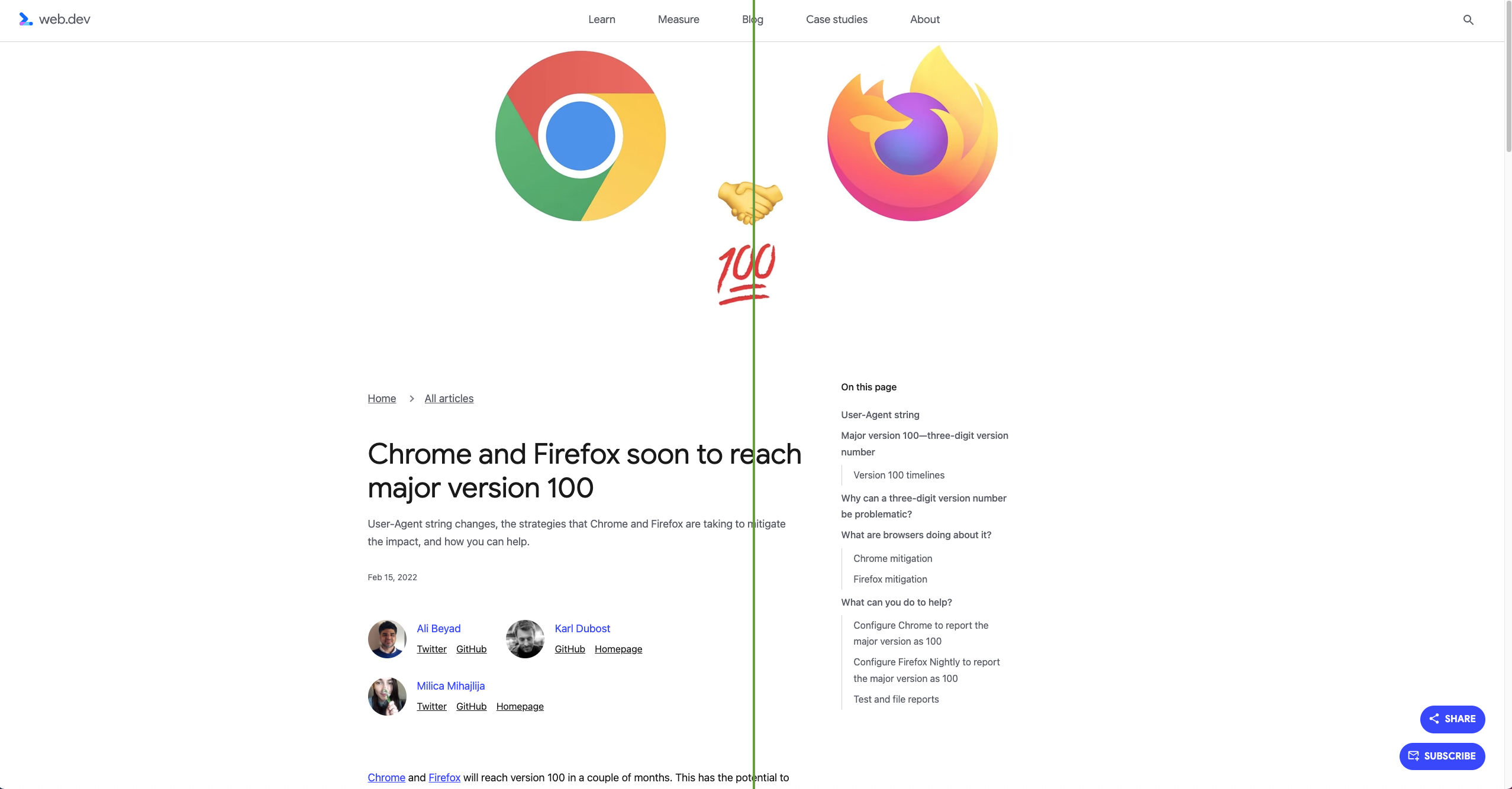 Page layout seems off center · Issue #7376 · GoogleChrome/web.dev · GitHub