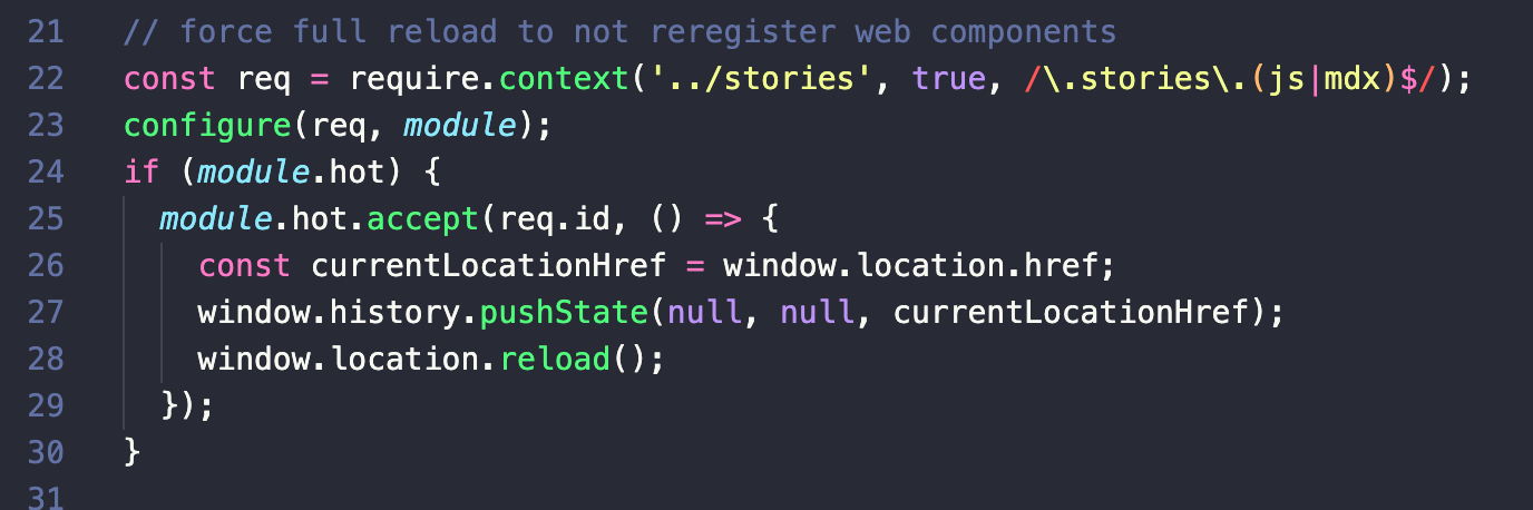 Does The Web Components Template Need A Mainjs · Issue 9793 · Storybookjsstorybook · Github 1007