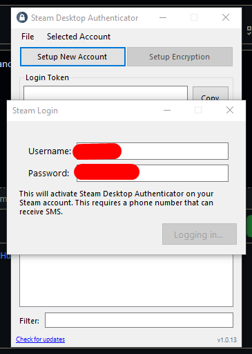 Stuck Logging In · Issue #970 · Jessecar96/SteamDesktopAuthenticator · GitHub