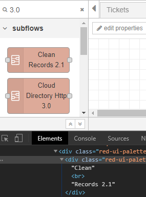 filter nodes - Filtering select should use the actual node name - not ...