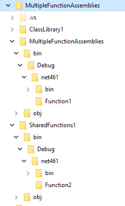 Satellite/Referenced Assembly Functions - Generating 0 job functions ...