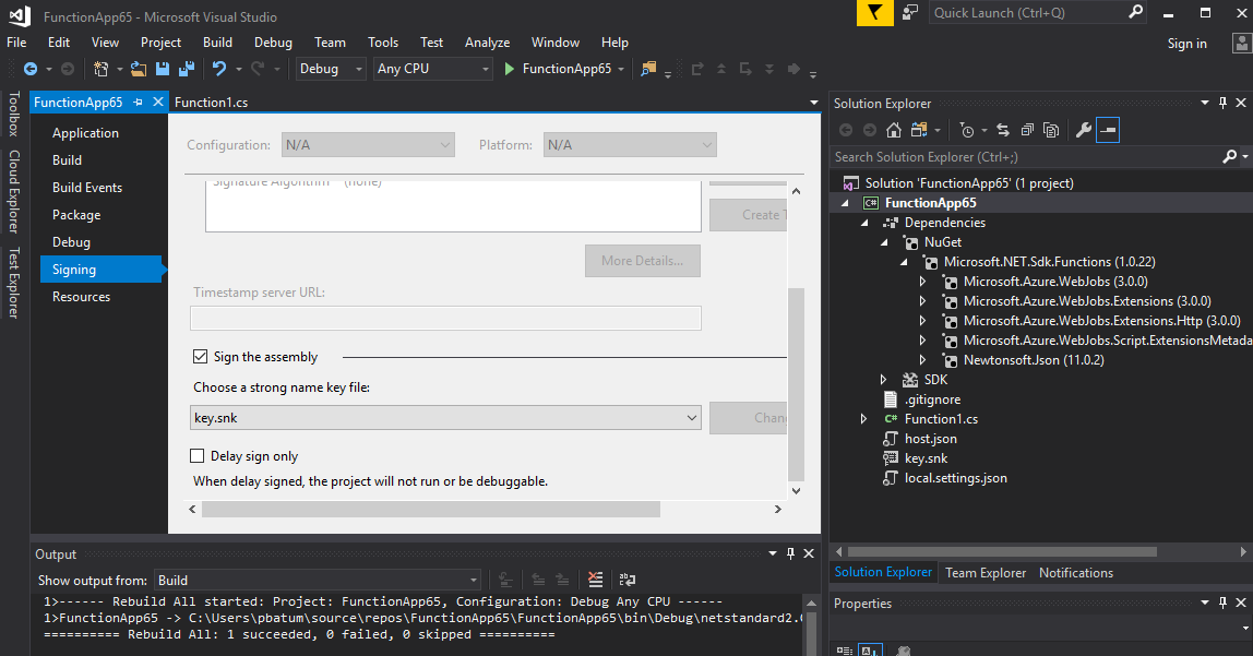 3.0.0 release not Strong Name signed? · Issue #504 · Azure/azure ...