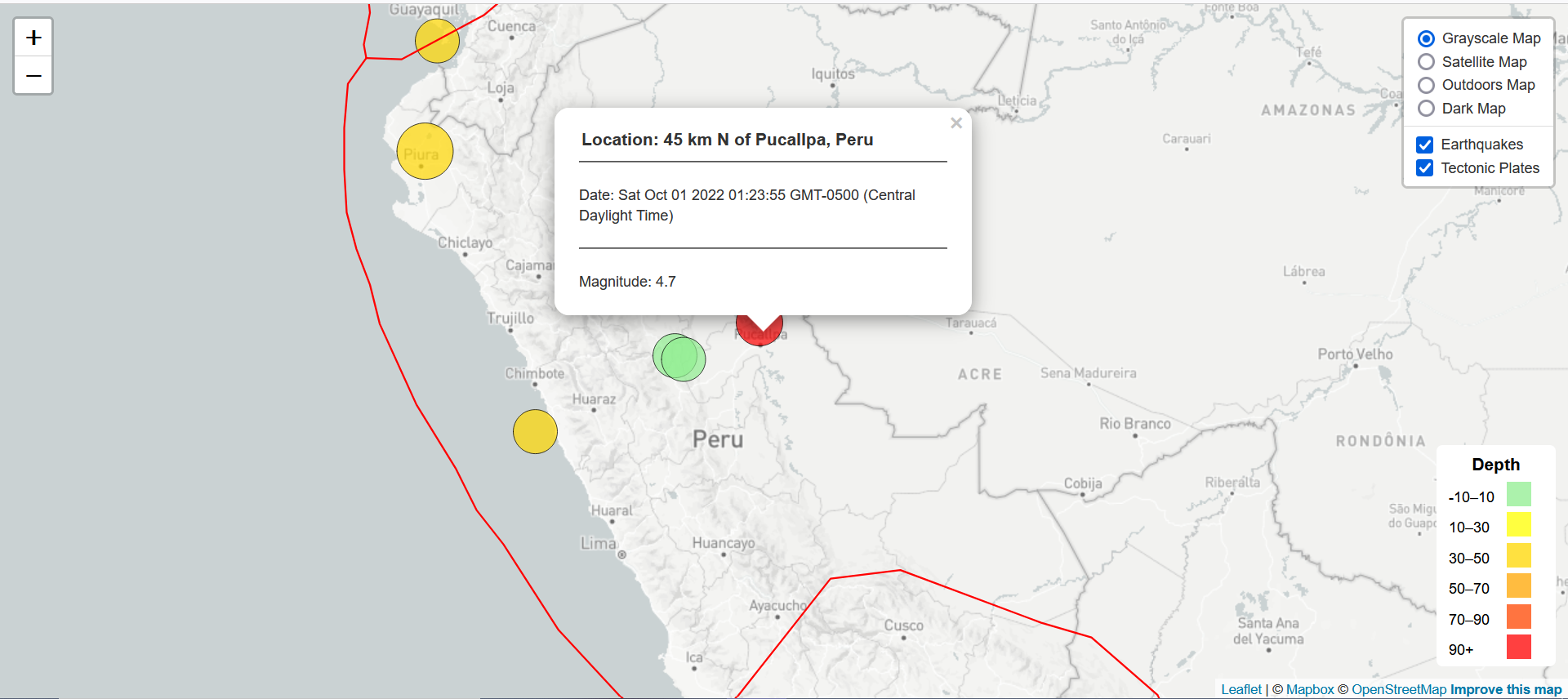 GitHub - SLQuevedo/leaflet-challenge