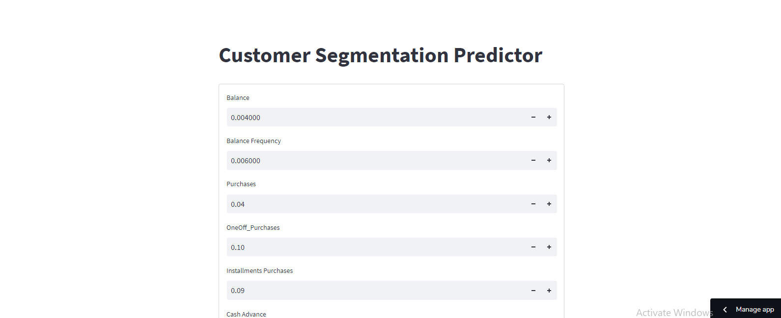 Github Zarich12 Market Segmentation App This Project Creates