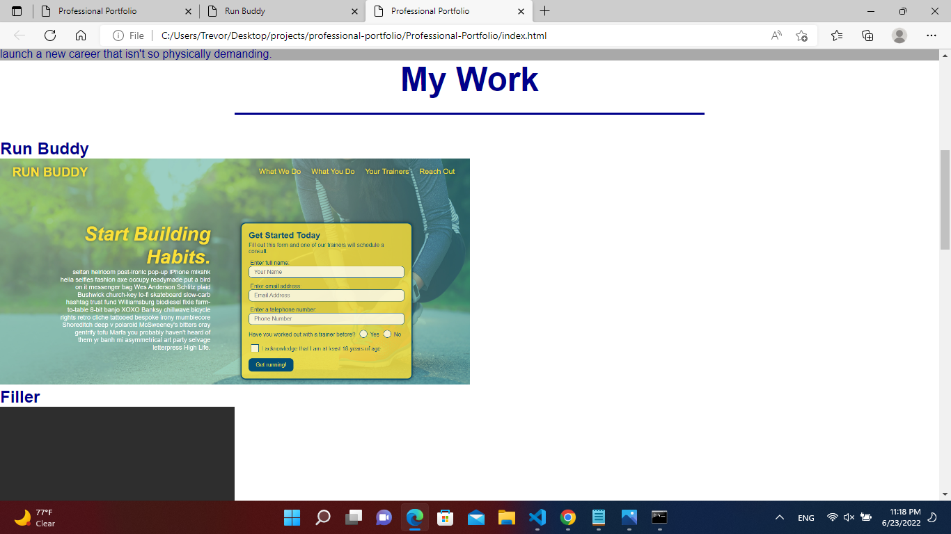 GitHub - TrevorGrilley/Professional-Portfolio
