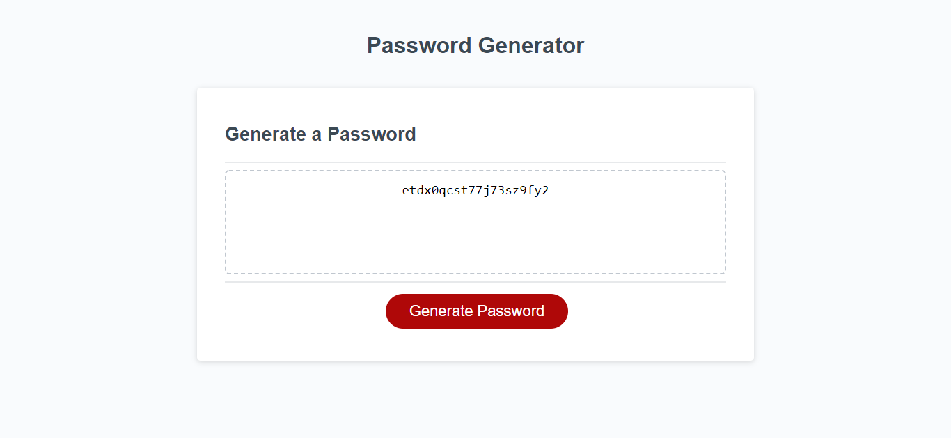 GitHub - TrevorGrilley/password-generator