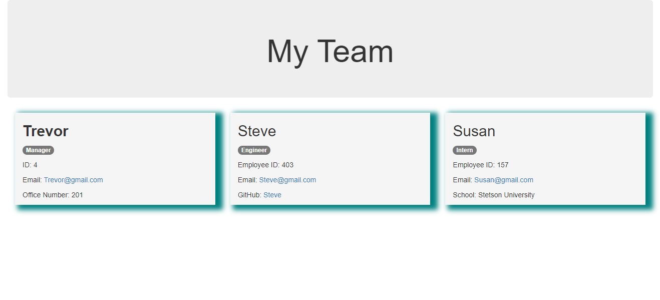 GitHub - TrevorGrilley/team-profile-generator