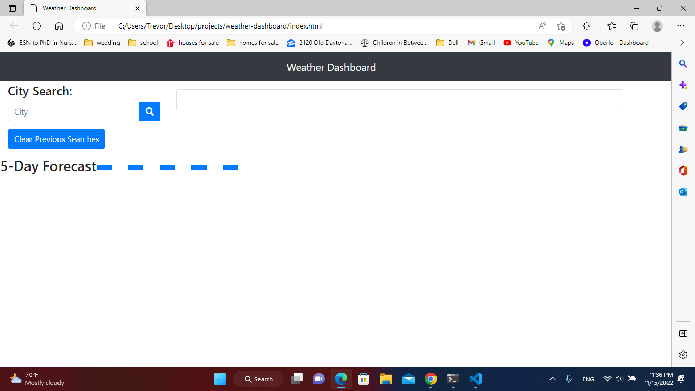 GitHub - TrevorGrilley/weather-dashboard