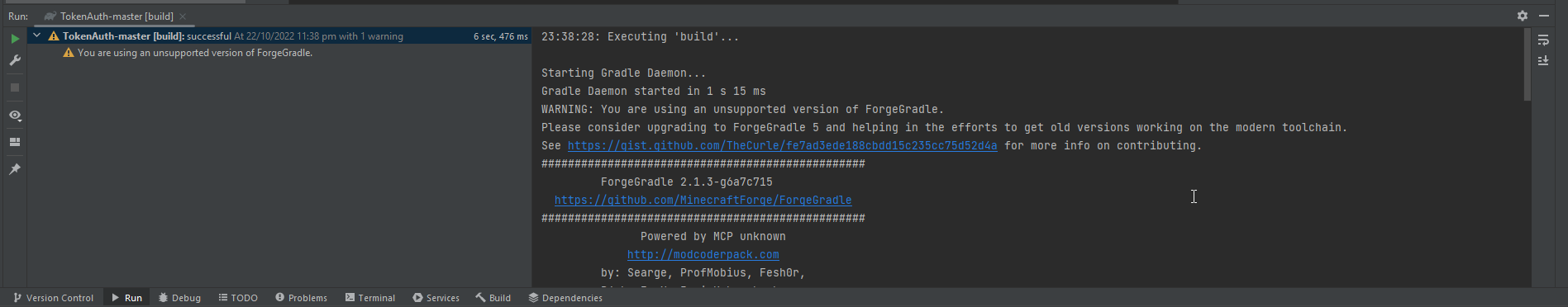 Outdated Version For ForgeGradle · Issue #3 · dxxxxy/1.8.9ForgeTemplate · GitHub