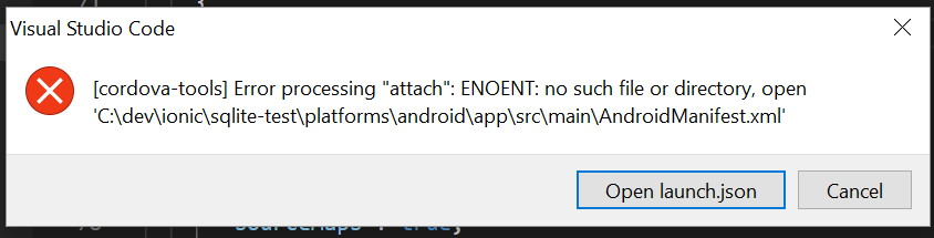 Ability to attach / debug via VSCode to application running on emulator · Issue #1082 · ionic ...