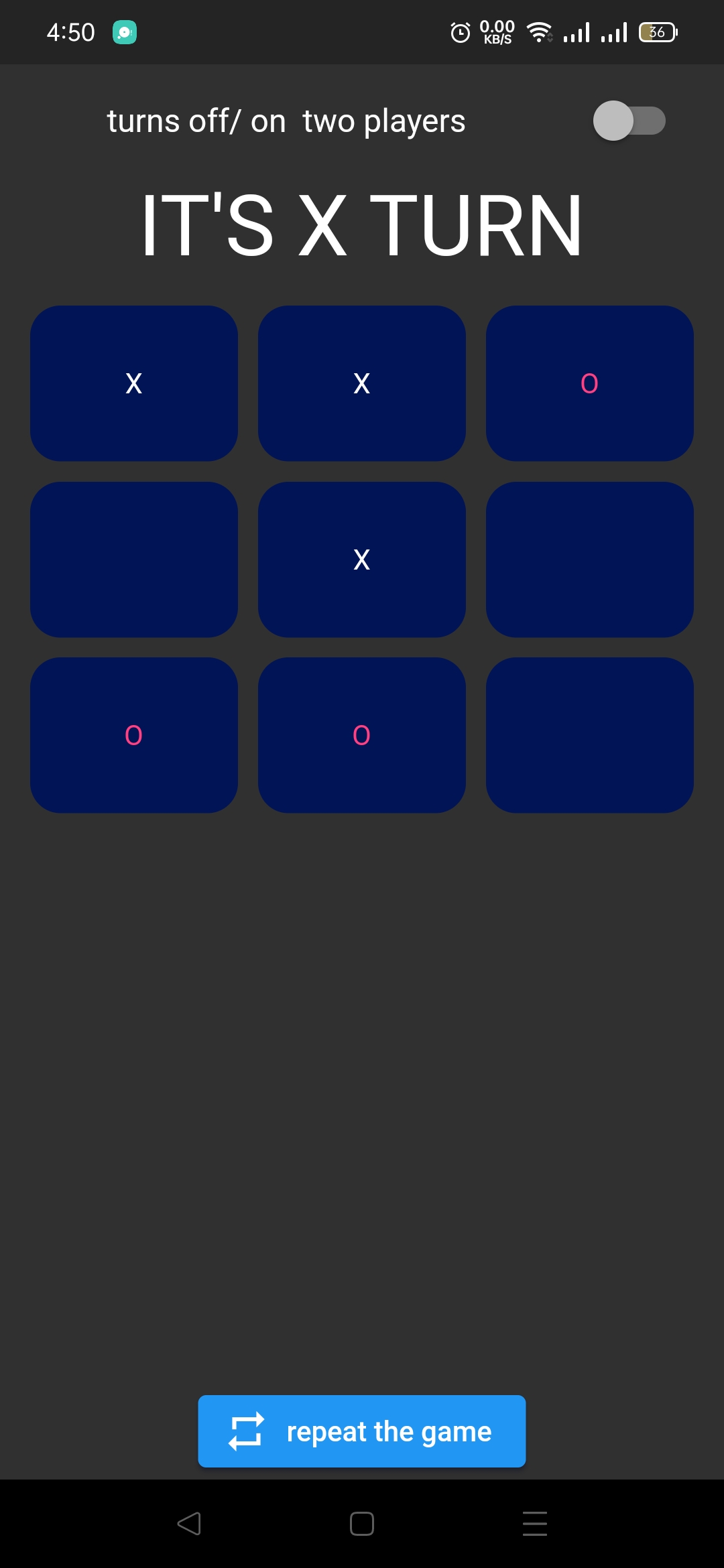 GitHub - Ahmedkhattab21/X-O-game: playes with PC or with your frind
