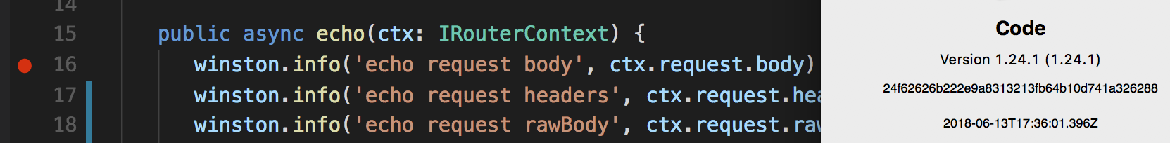remote debug for node process does not work any more with both version ...