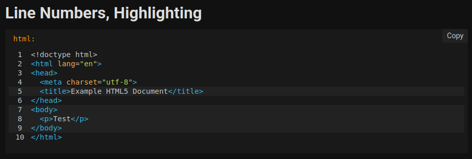 linenos and hl_lines uses a table, need a class definition applied so I can style this ...