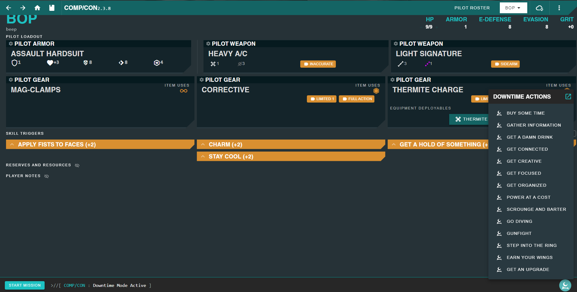 [BUG] Down time actions remain when the content pack is deactive · Issue #2025 · massif-press ...