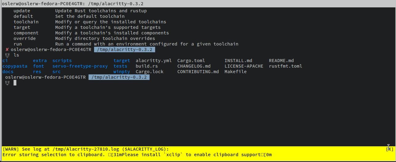message bar displays ANSI escape codes on warning/error · Issue #2474 ...