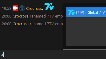 7TV Global Emote when trying to do simple smile · Issue #222 · SevenTV/chatterino7 · GitHub
