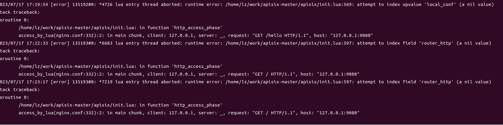 Help Request 500 Err · Issue 9853 · Apacheapisix · Github