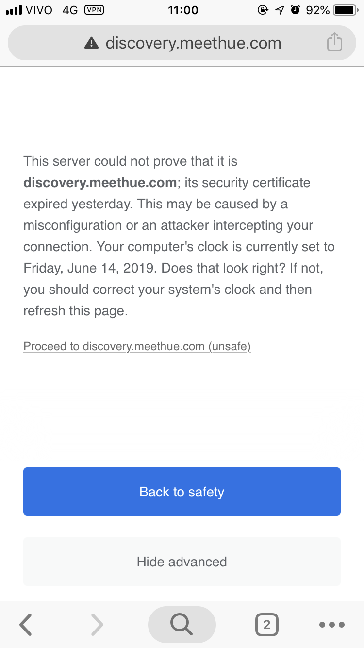 InnerException: The underlying connection was closed: Could not establish trust relationship for ...