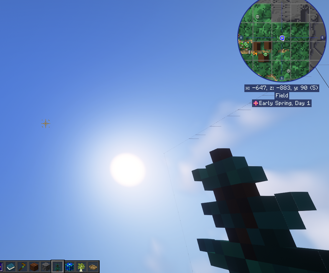 Oculus on 1.18.2 with this RP, both Vanilla and Texture RP - tree saplings have ugly outlines ...