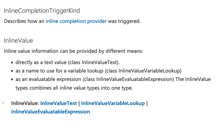 Docs For Enum Constants Are Not Displayed At Api References Vscode