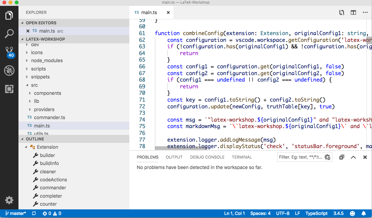 Make scroll bar opaque · Issue #73117 · microsoft/vscode · GitHub