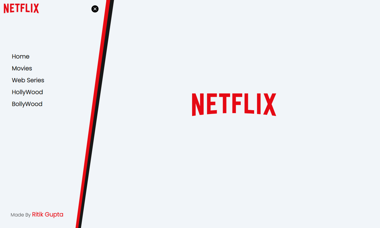 GitHub - RitikRG/Netflix-Navbar