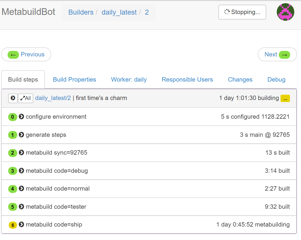Zombie Build Pages · Issue 3783 · Buildbot Buildbot · Github