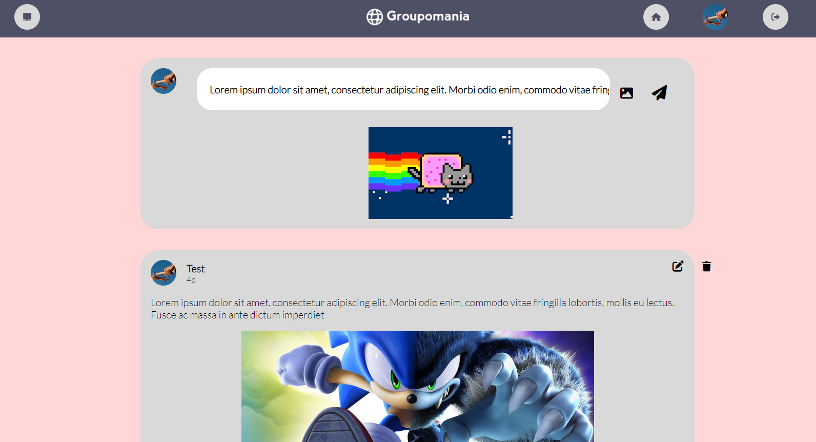 GitHub - MandfredGRONDIN/Groupomania-project: Ancien projet d'Openclassroom, créer un réseau social