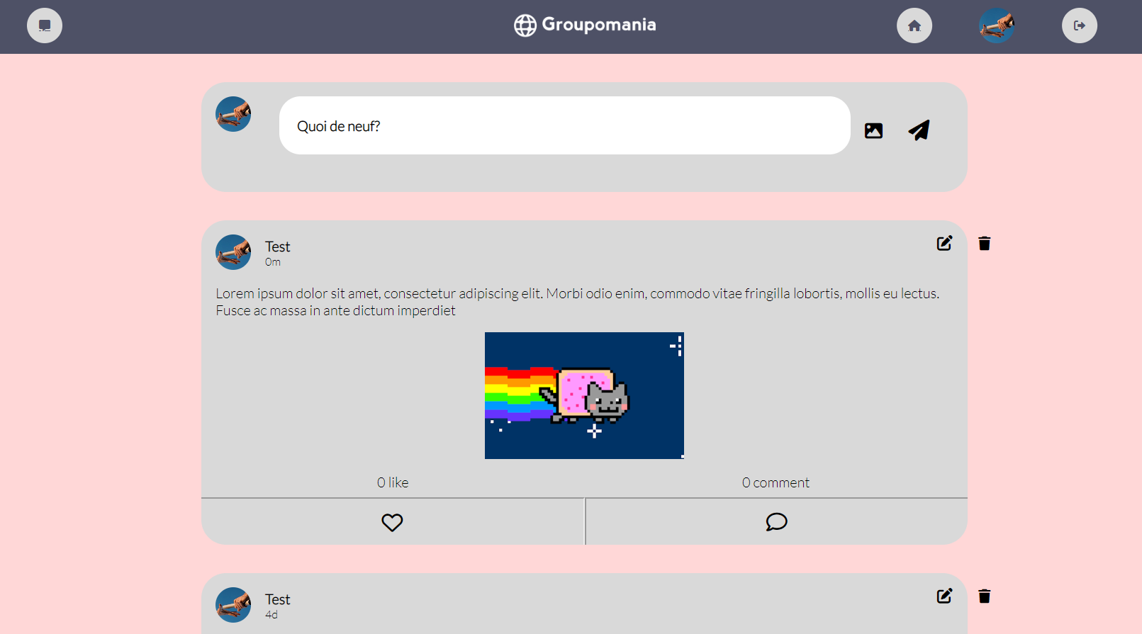 GitHub - MandfredGRONDIN/Groupomania-project: Ancien projet d'Openclassroom, créer un réseau social