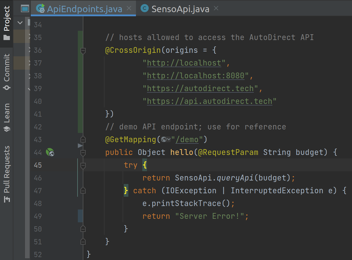 Add CORS annotations for API endpoints. · Issue #11 · TLI-Group-1/Backend · GitHub