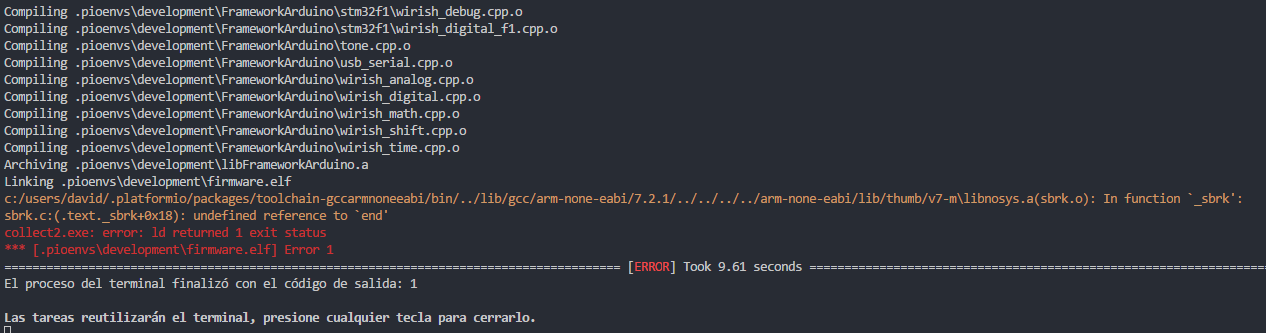 Error When Compile · Issue 136 · Platformio Platform Ststm32 · Github