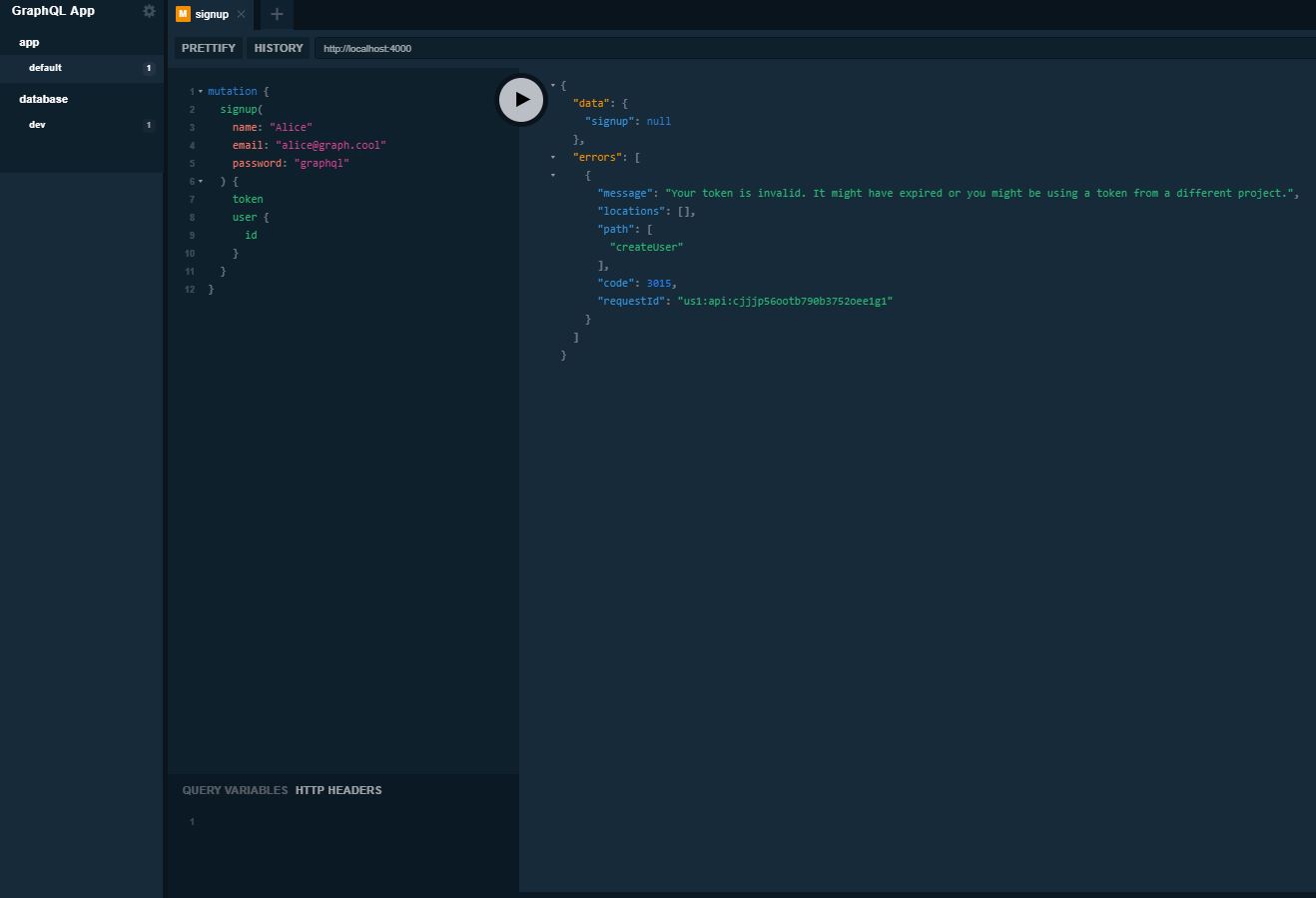 Authentication to sign up user.. Graphql-js/6-authentication/ · Issue #712 · howtographql ...