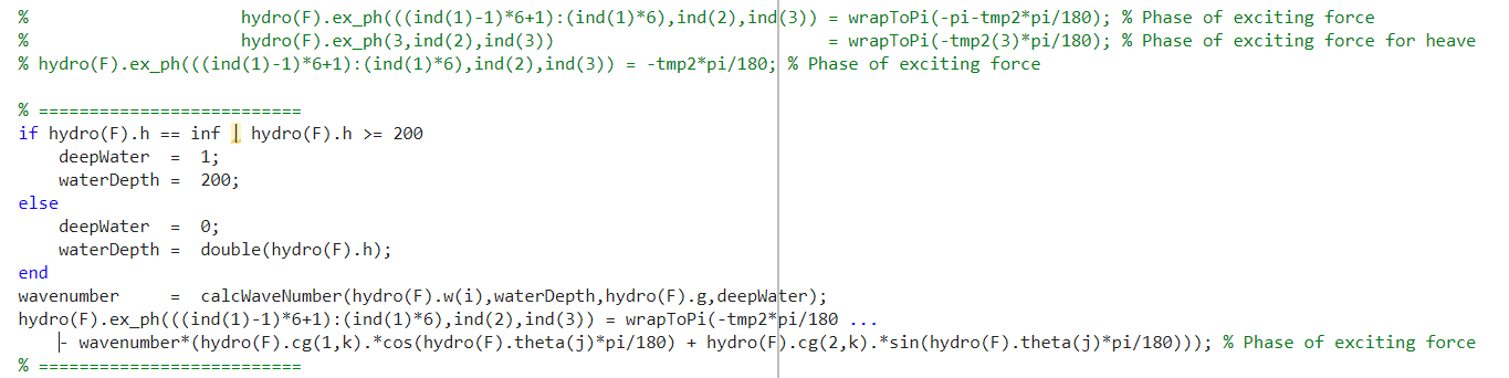 [BUG] Phase angle of wave excitation loads for offset body, and added mass and radiation damping ...